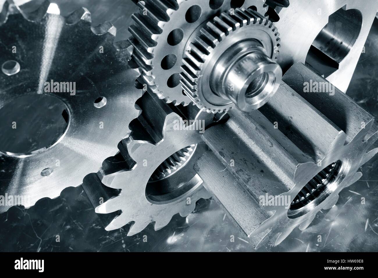 Cogs and gears, close up Stock Photo - Alamy