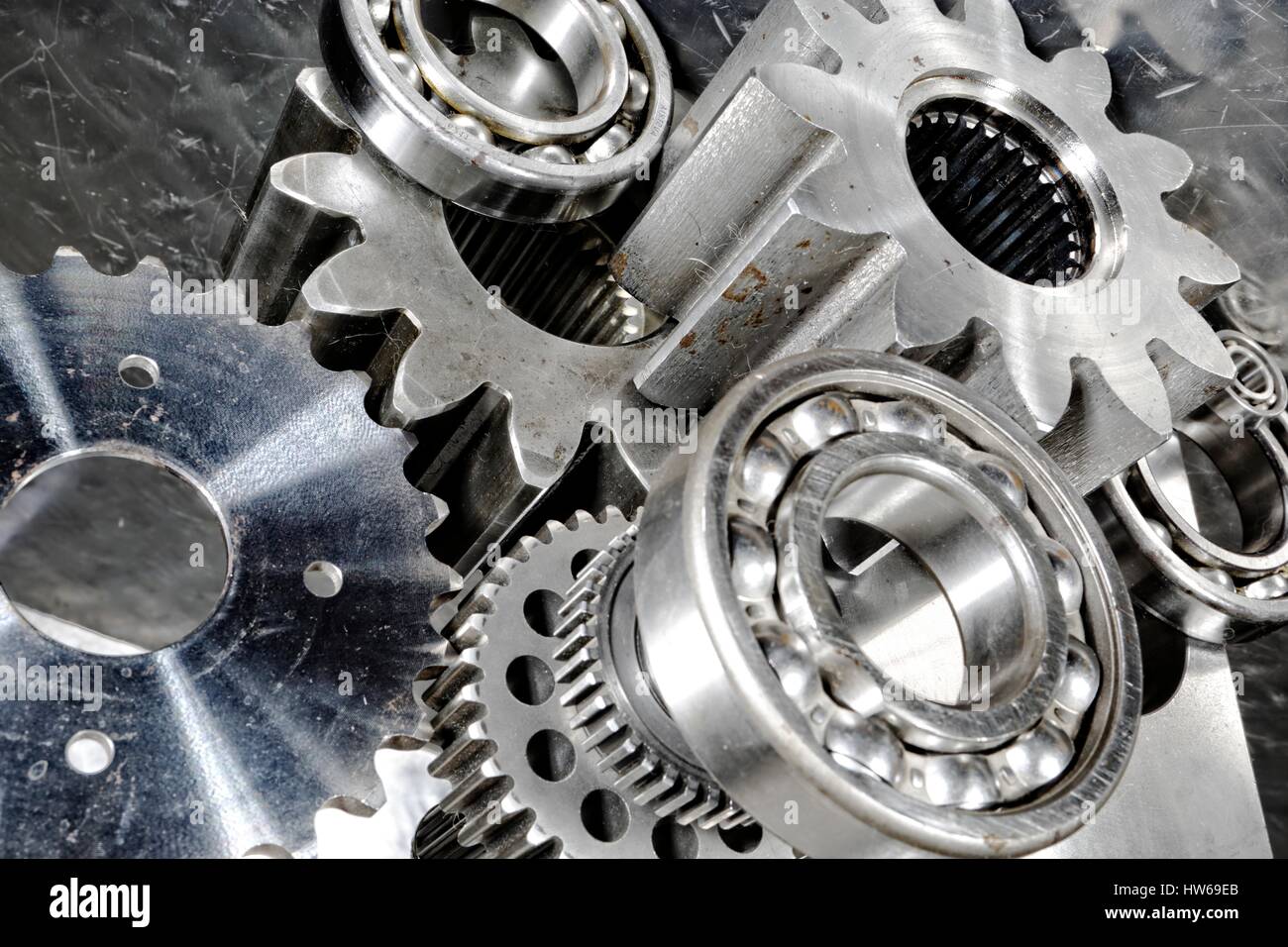 Cogs and gears, close up Stock Photo - Alamy