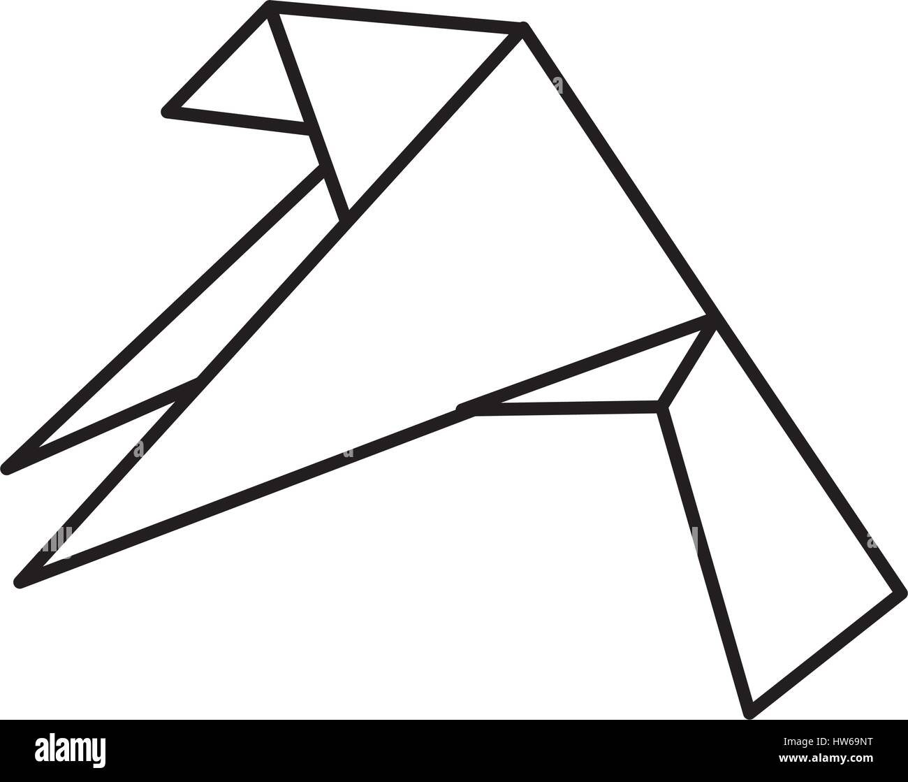 bird low poly style Stock Vector Image & Art - Alamy