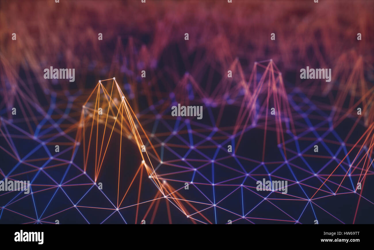 Connecting lines, illustration Stock Photo - Alamy