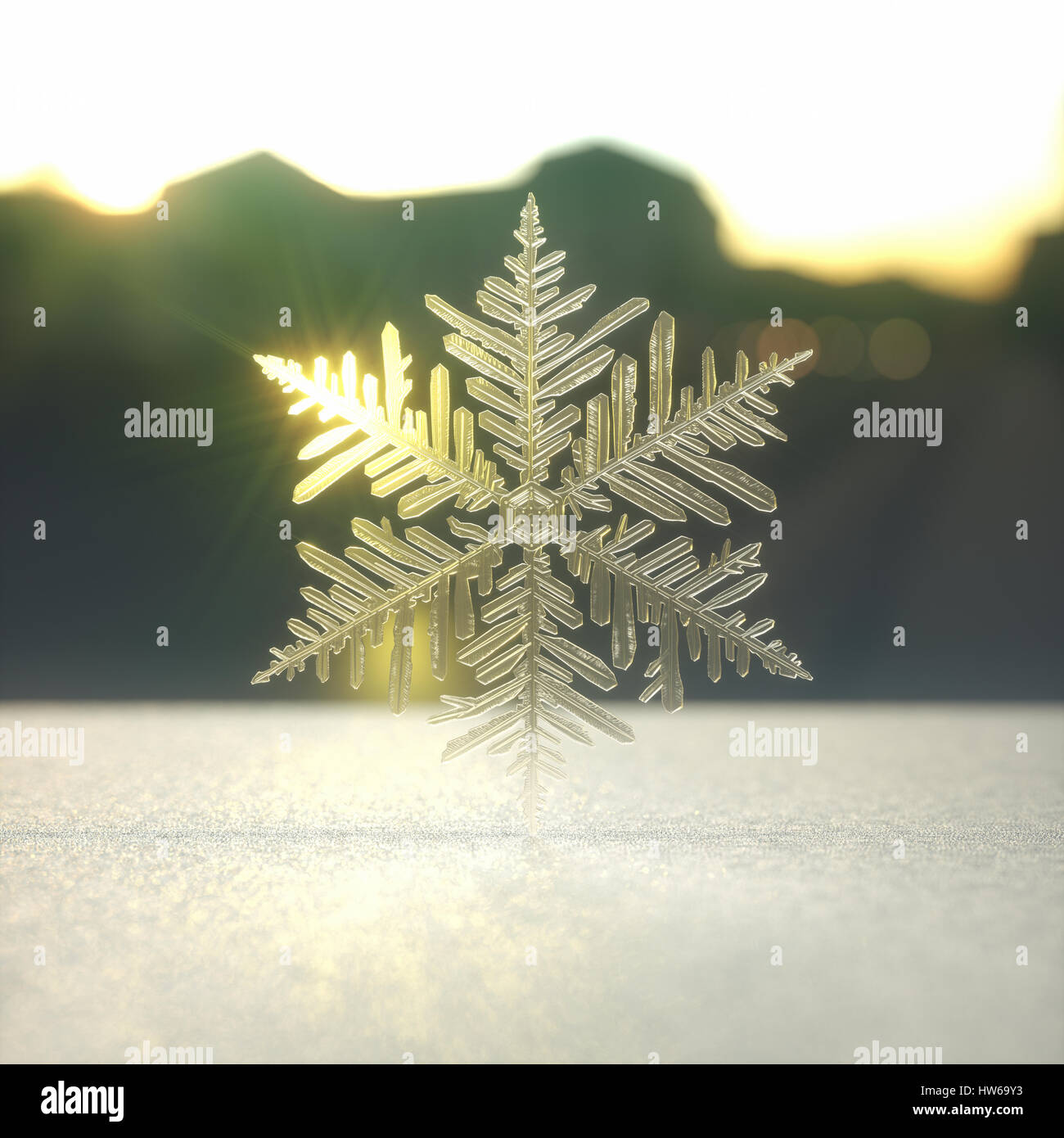Snowflake square hi-res stock photography and images - Alamy