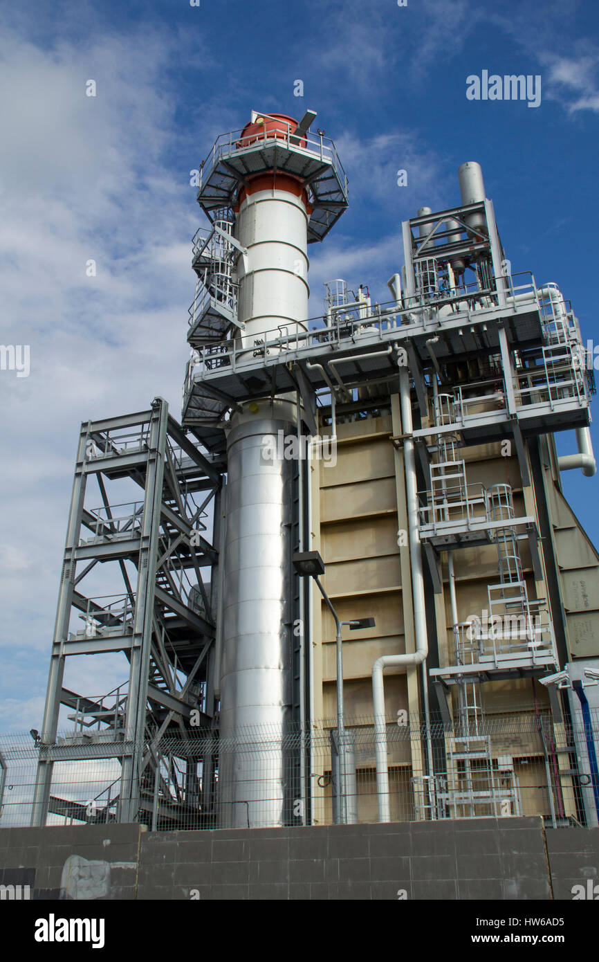 Upper view of Modern Chemical Factory equipment Stock Photo - Alamy