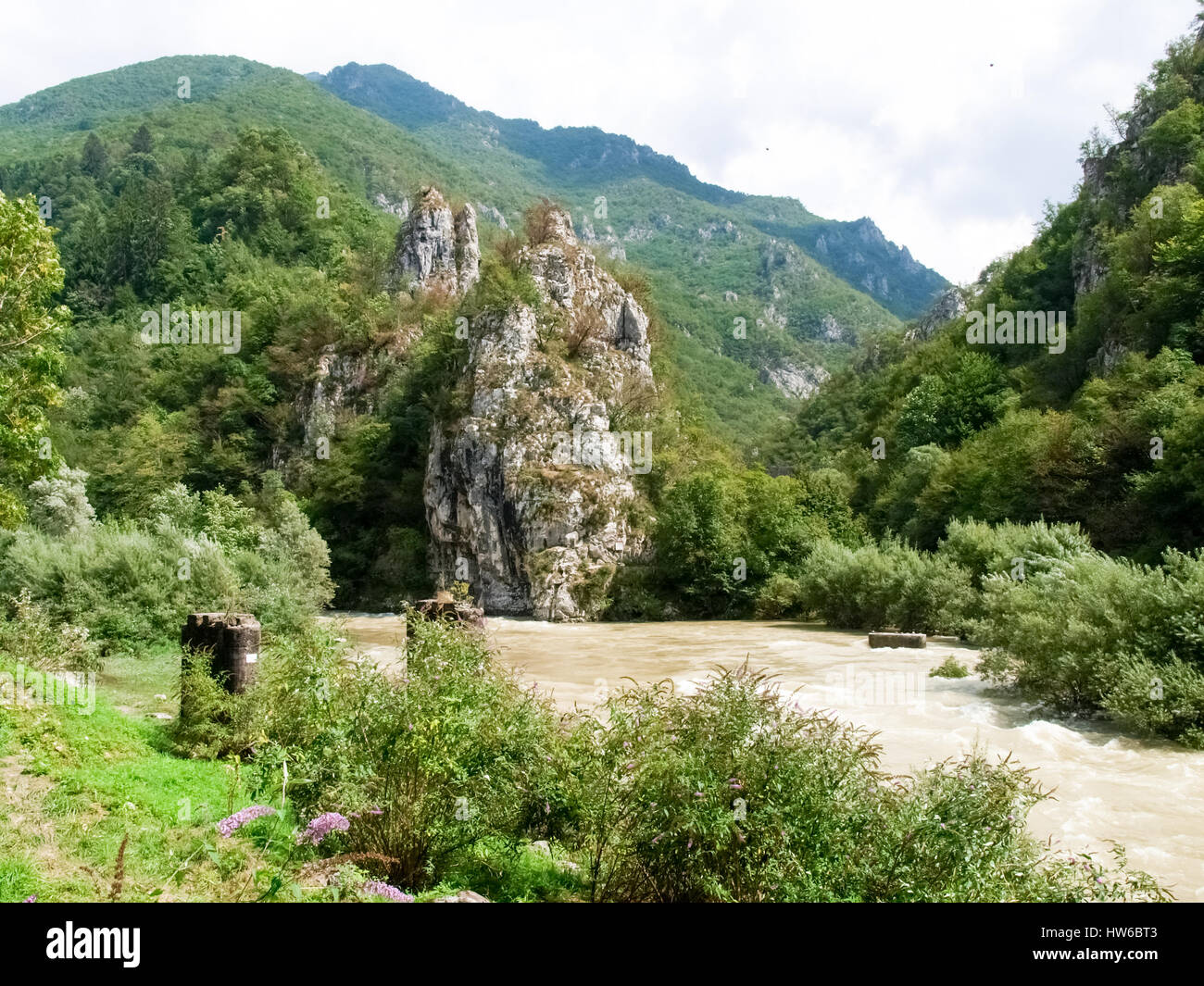 Val Taleggio, Italy - August 25, 2015: Ravines of Taleggio valley Stock ...