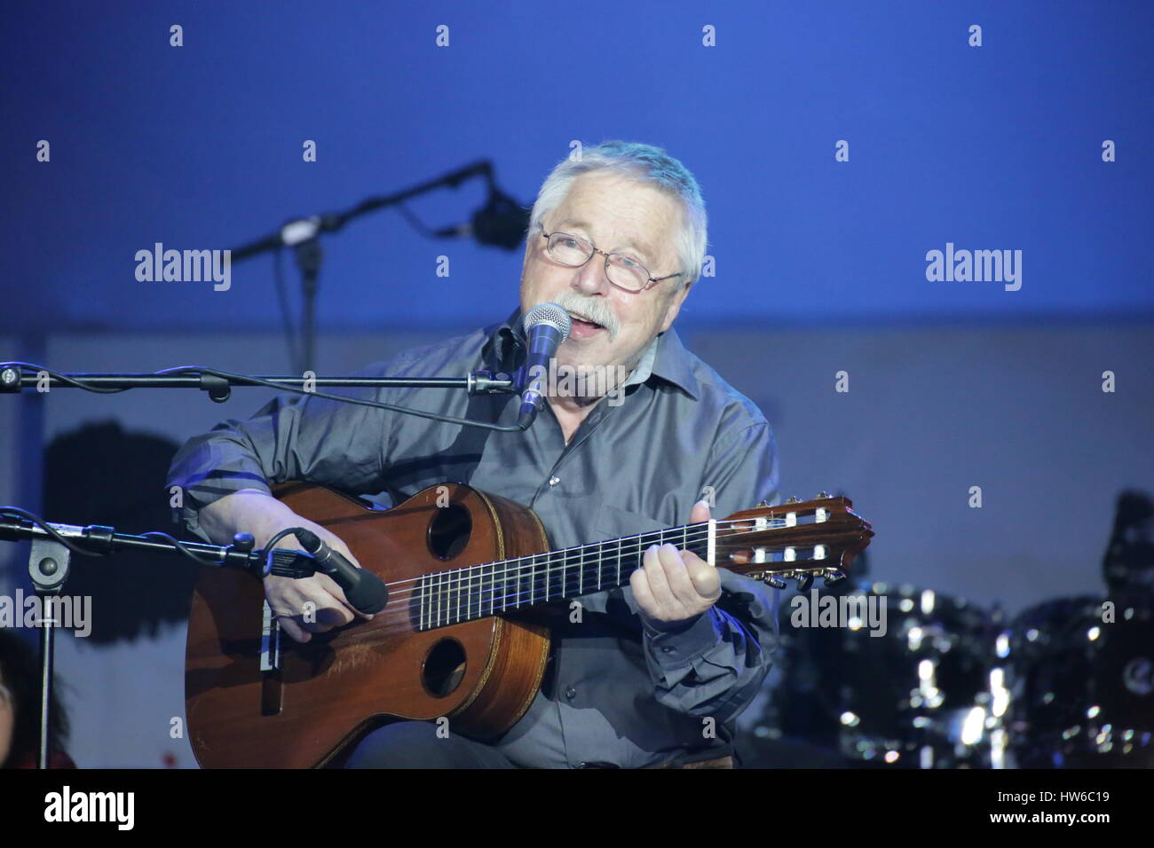 Berlin, Germany, November 9th, 2014: Wolf Biermann performs live on ...