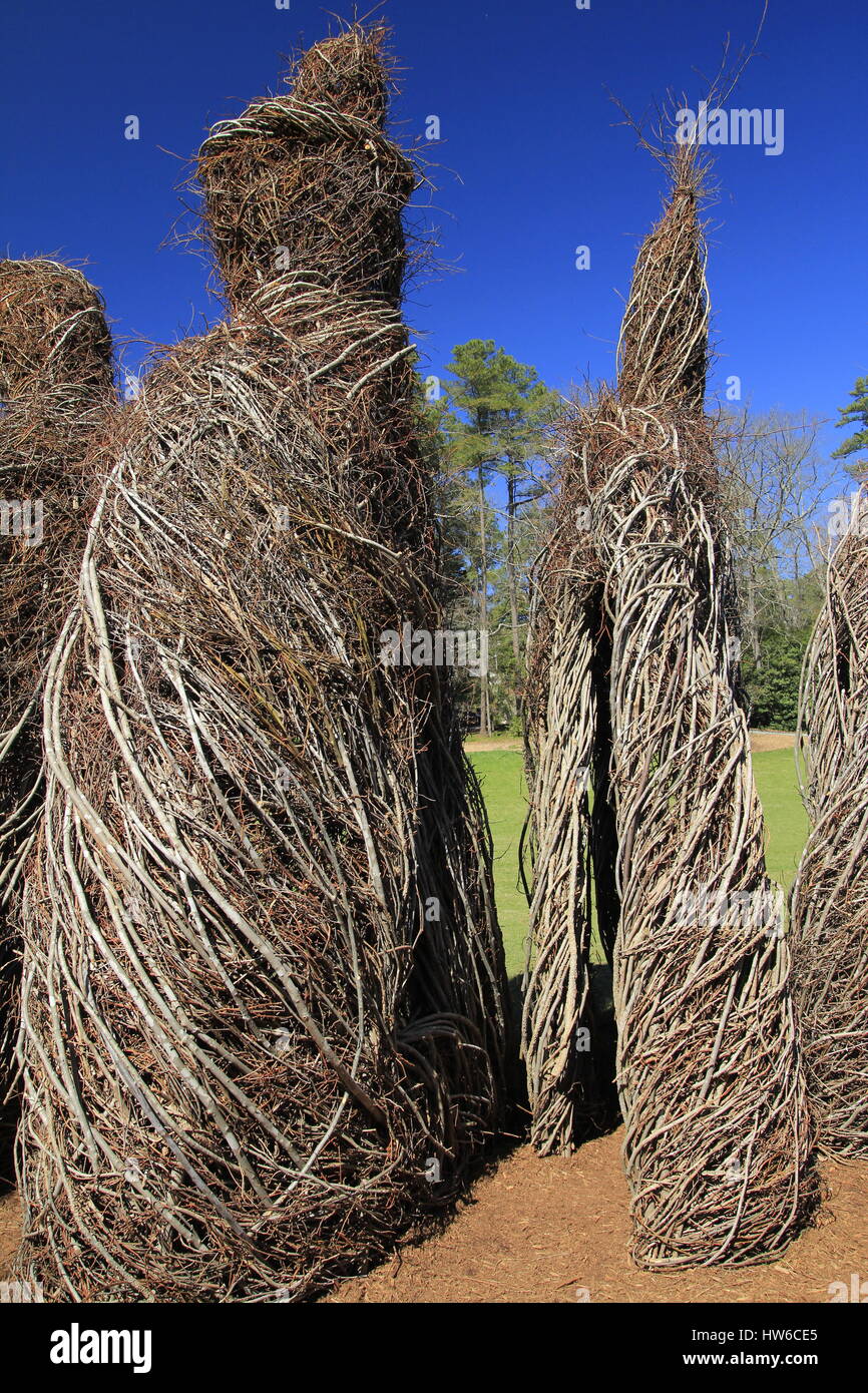 Stick work Art Patrick Dougherty Duke Garden Durham North Carolina ...