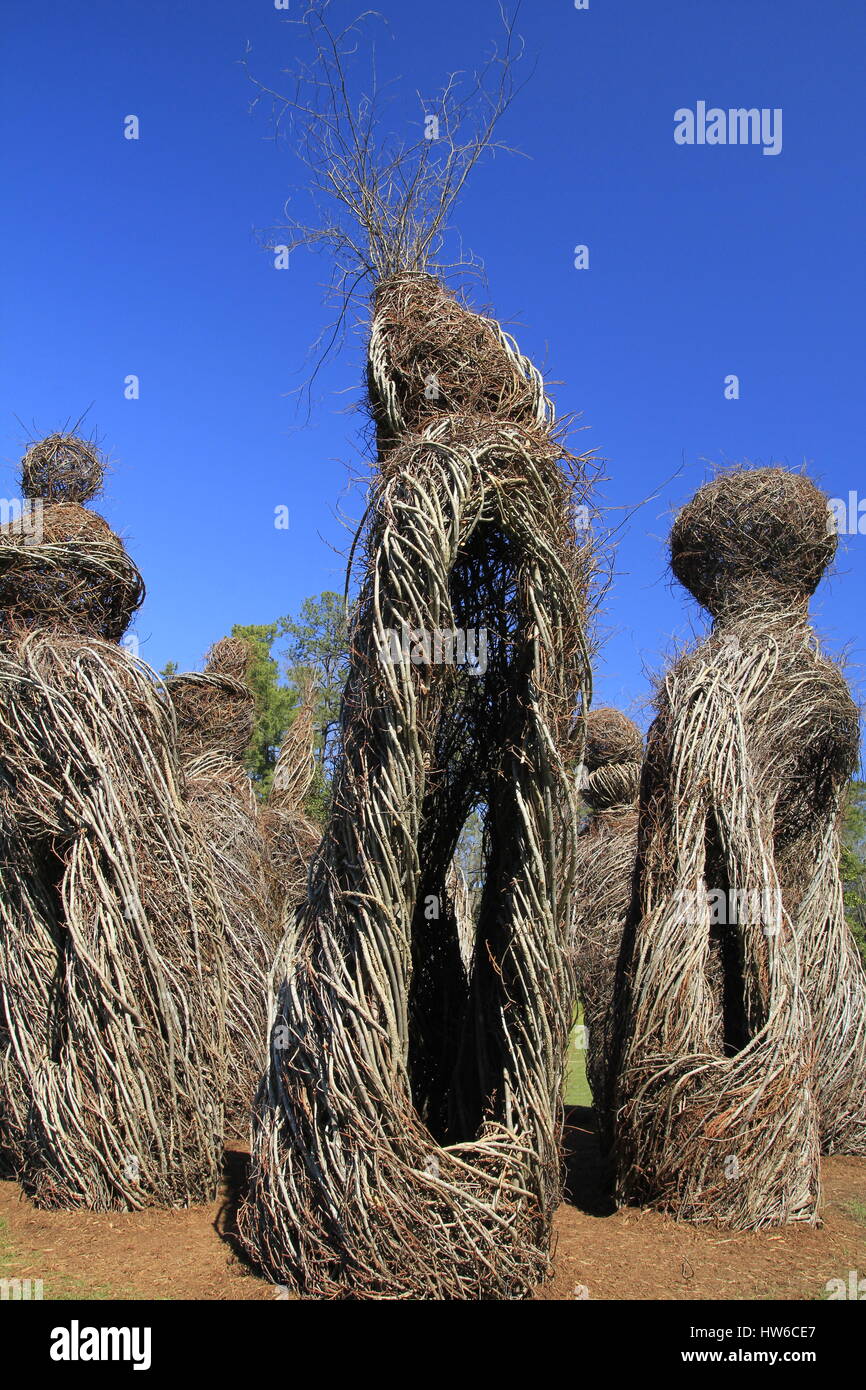 Stick work Art Patrick Dougherty Duke Garden Durham North Carolina ...