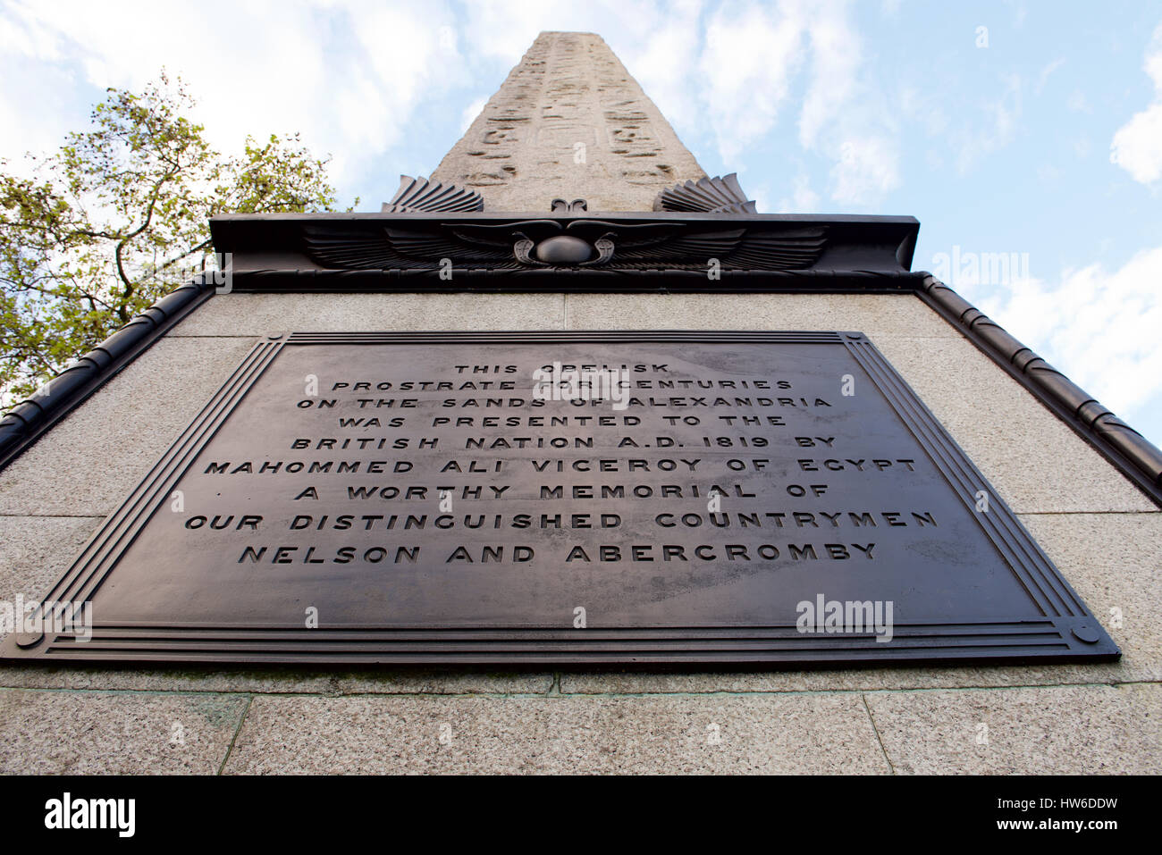Ceopatra's Needle, London, England Stock Photo - Alamy