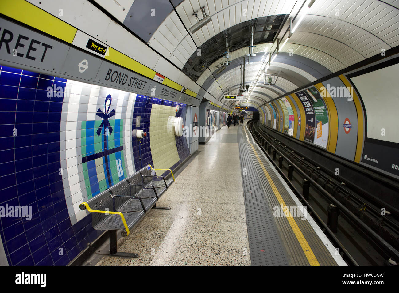 Bond Street Tube Station, London, England Stock Photo - Alamy