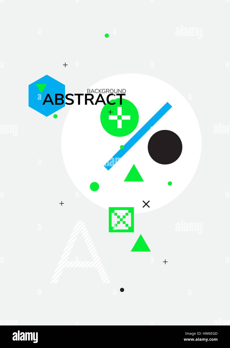 Poster elements Stock Vector Images - Alamy