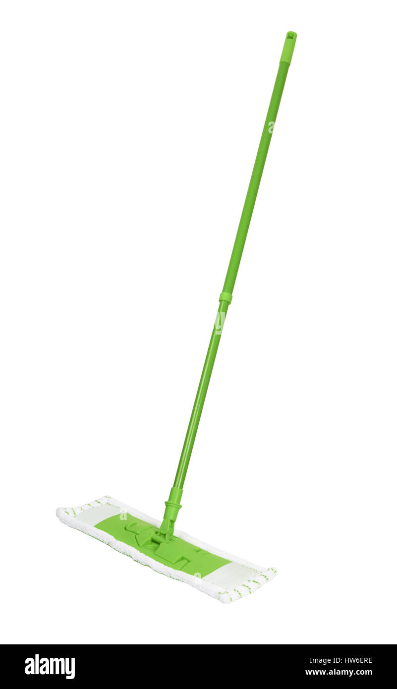 Floor cloth mop isolated Cut Out Stock Images & Pictures - Alamy