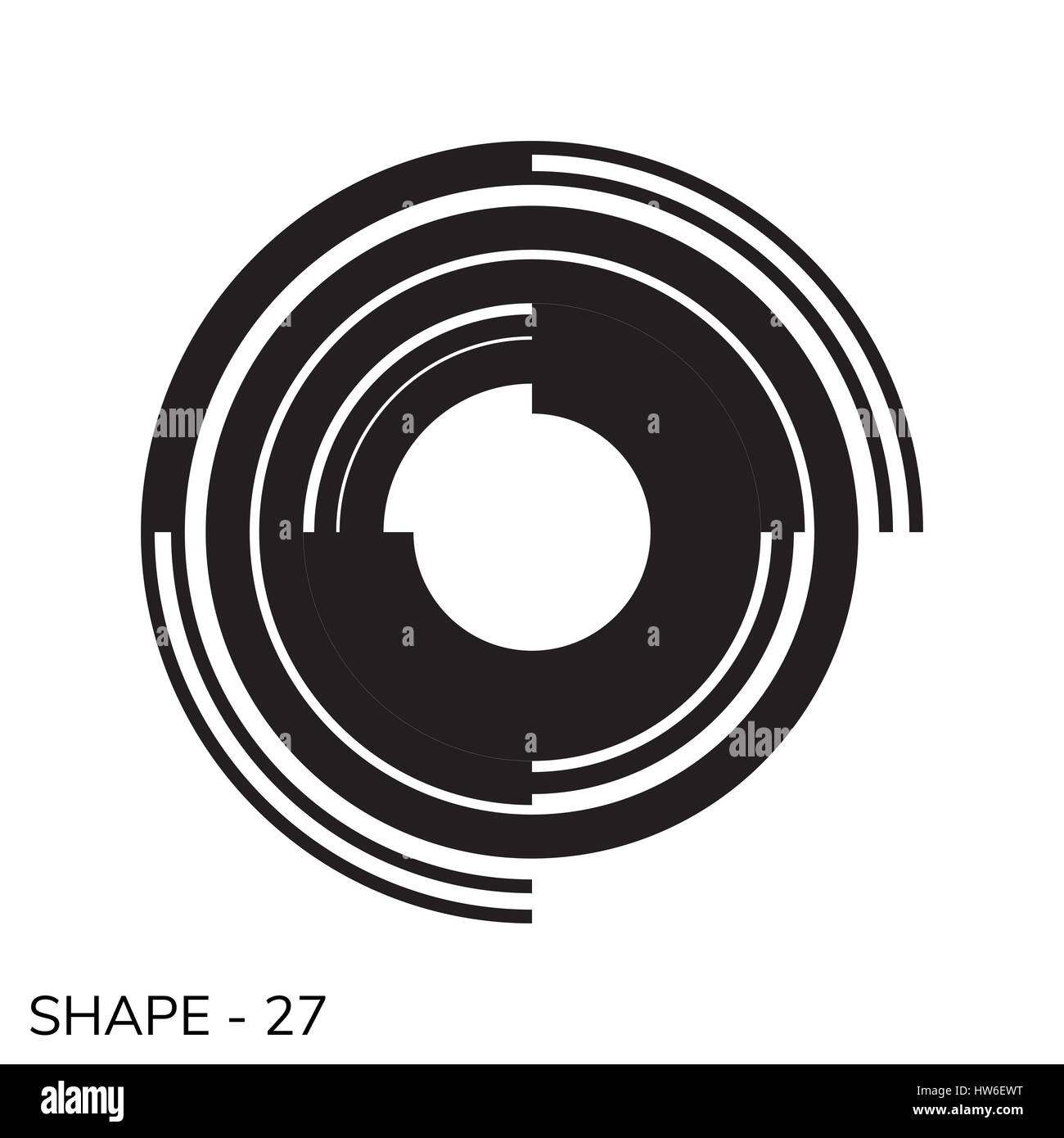 Simple Geometric Shape Stock Vector Image & Art - Alamy