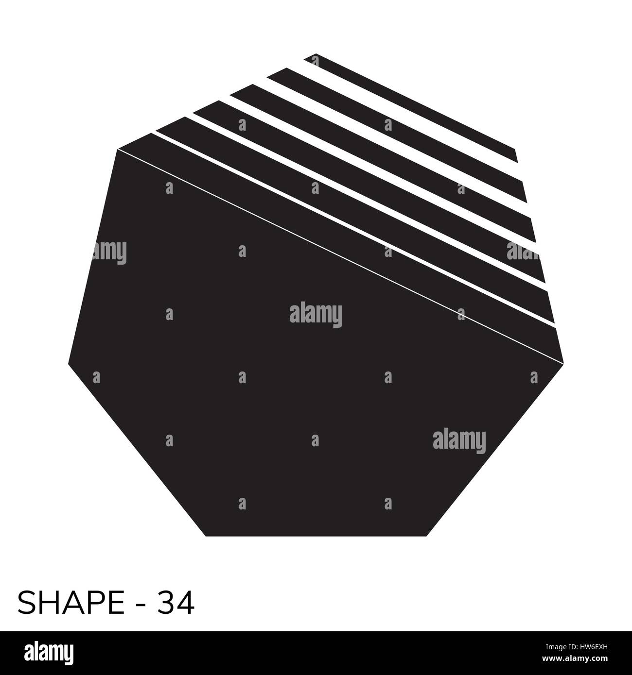 Simple Geometric Shape Stock Vector Image & Art - Alamy