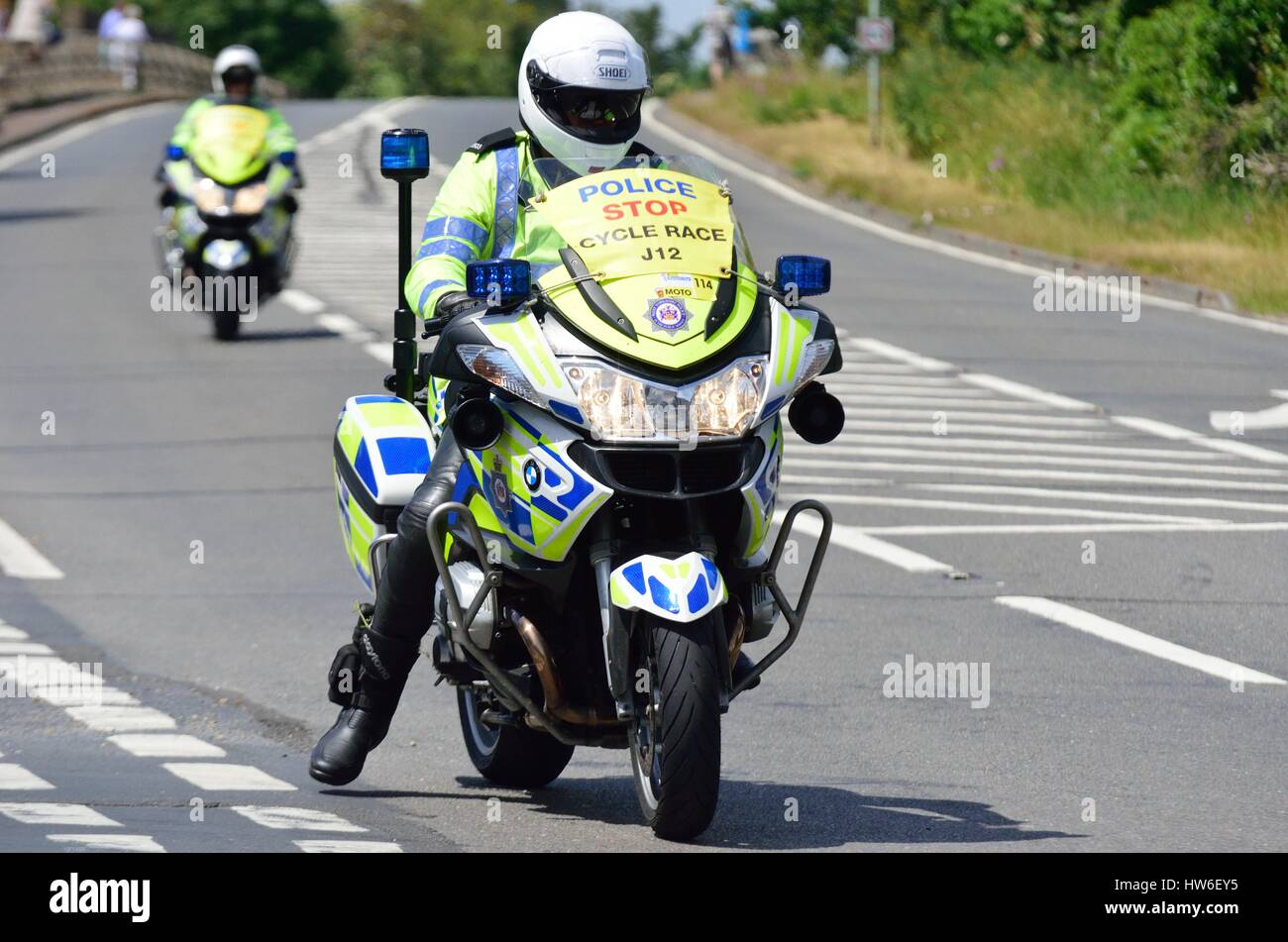Police escort vehicle hi-res stock photography and images - Alamy
