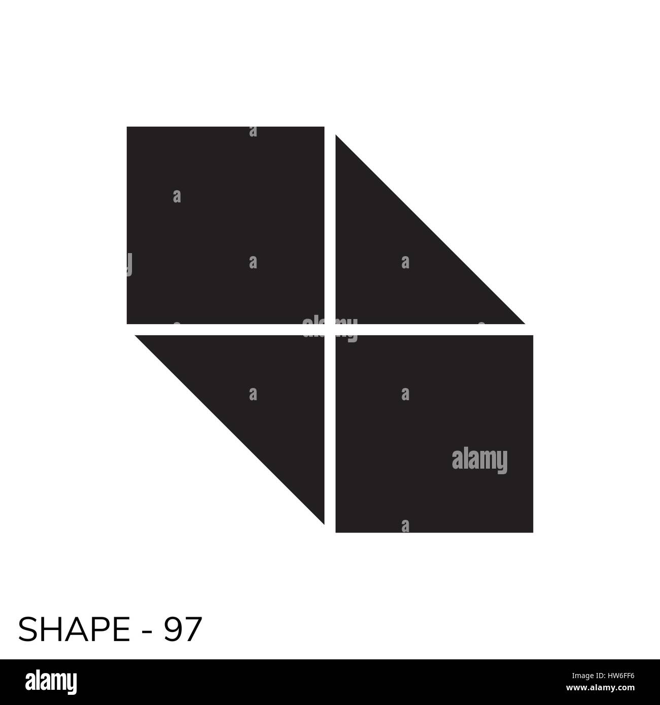 Simple Geometric Shape Stock Vector Image & Art - Alamy