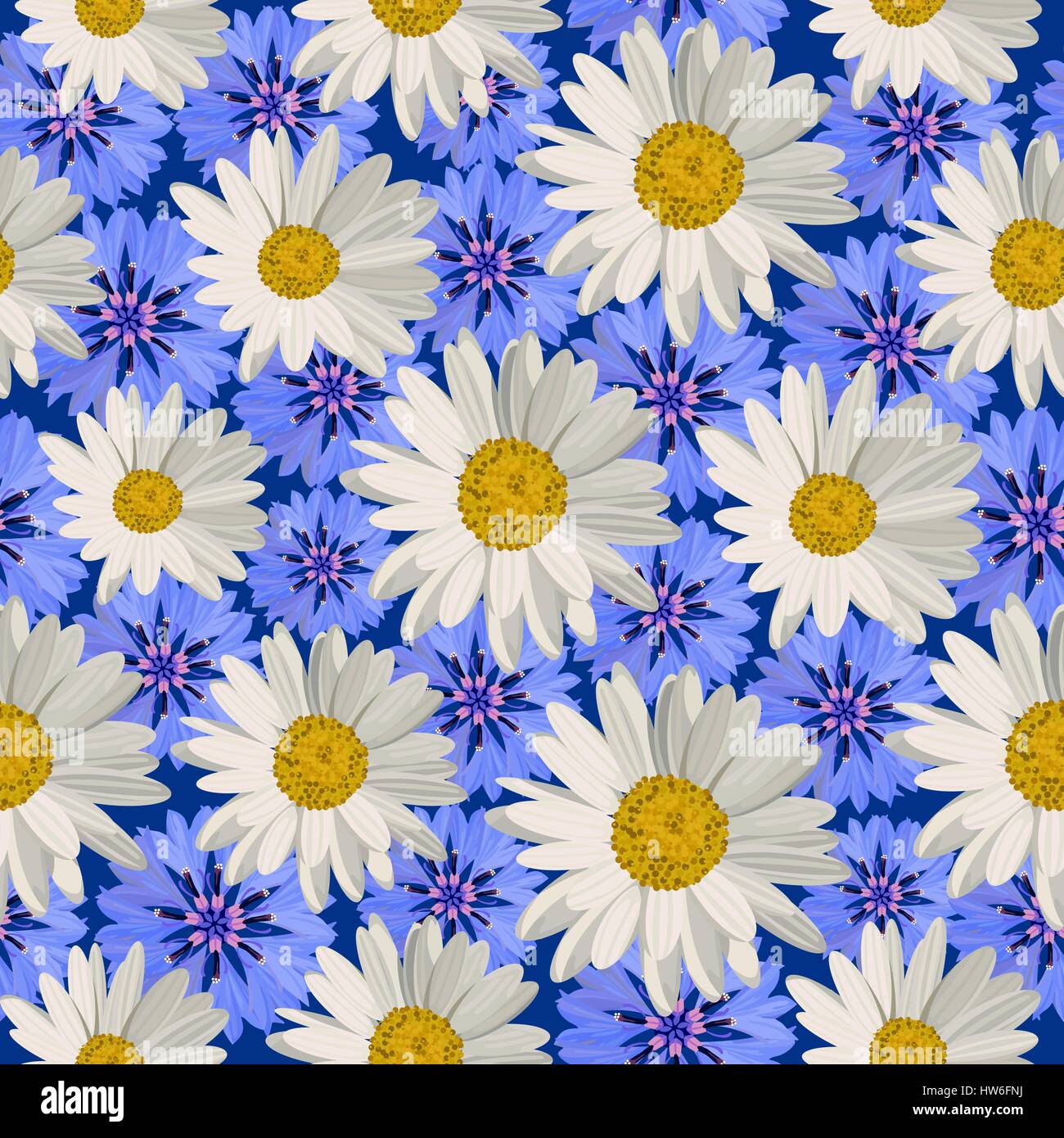 Seamless pattern flowers Stock Vector Image & Art - Alamy