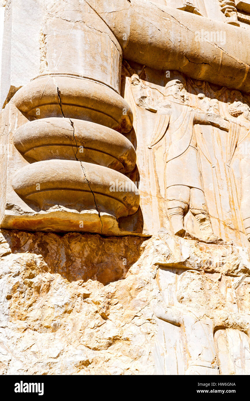 blur in iran persepolis the old ruins historical destination monuments ...