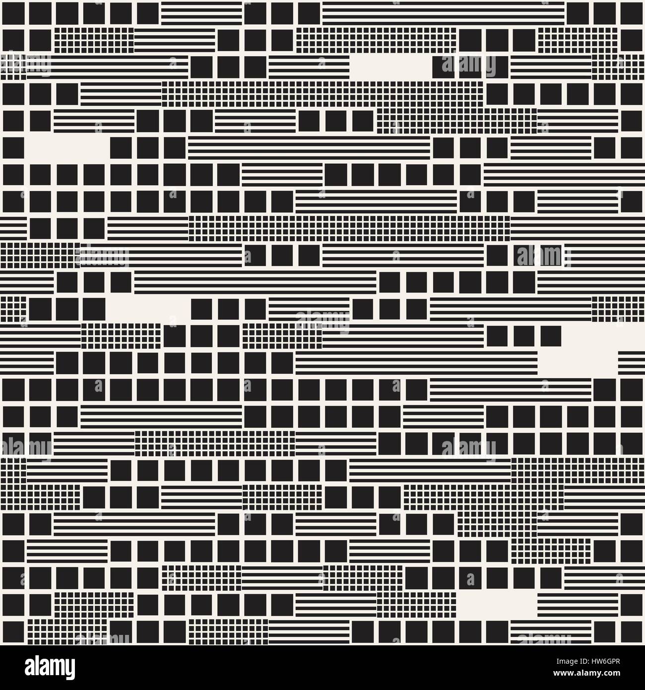 Black and white squares pattern hi-res stock photography and images - Alamy
