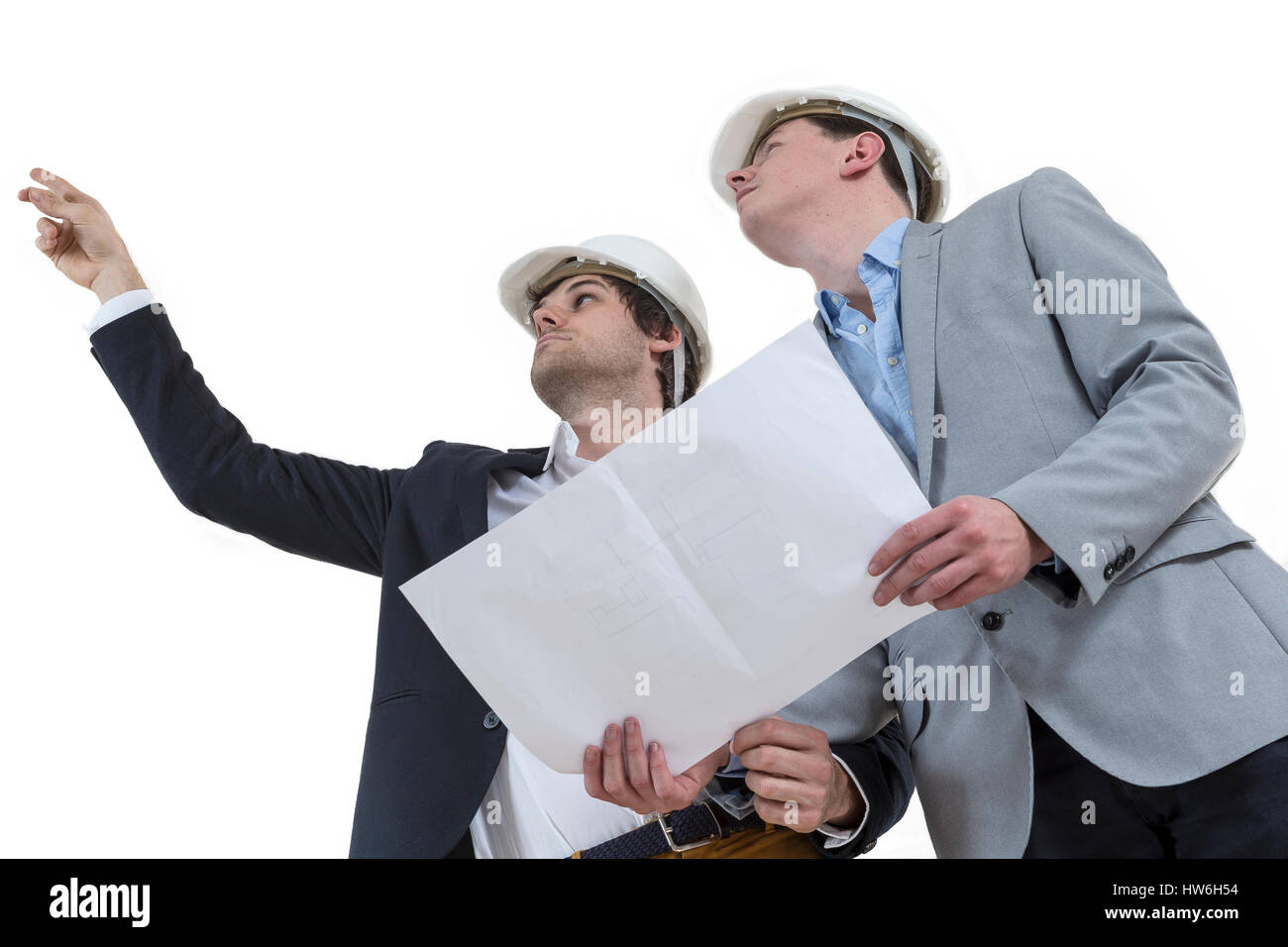Construction conversation business hi-res stock photography and images ...