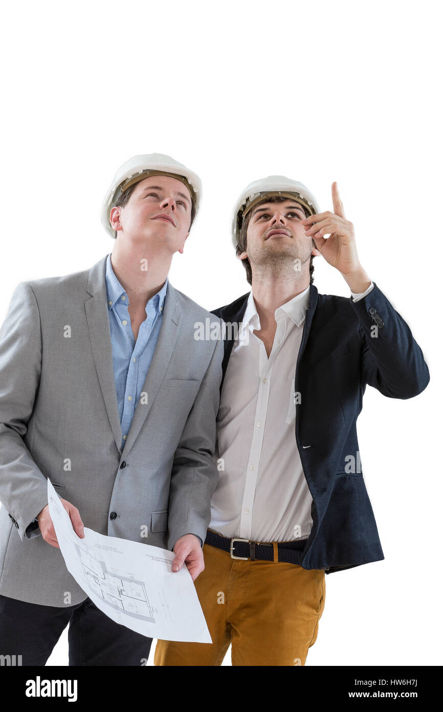 Construction conversation business hi-res stock photography and images ...
