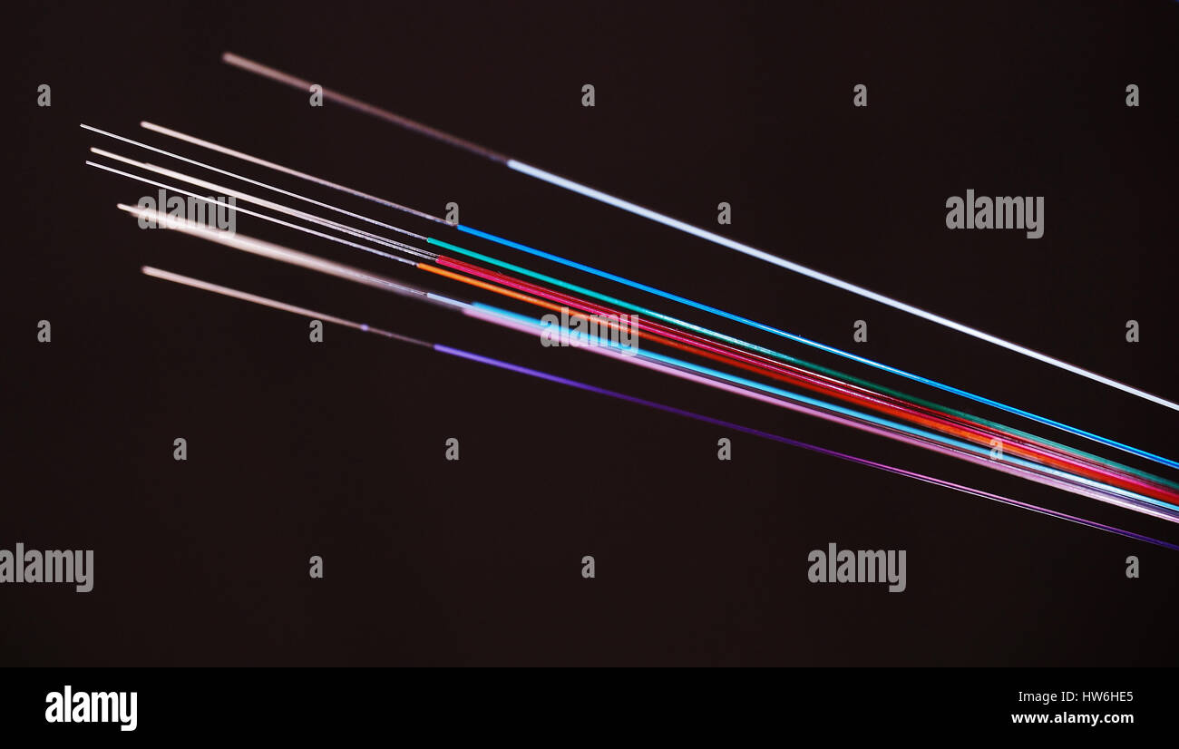 Optical fibres hi-res stock photography and images - Alamy
