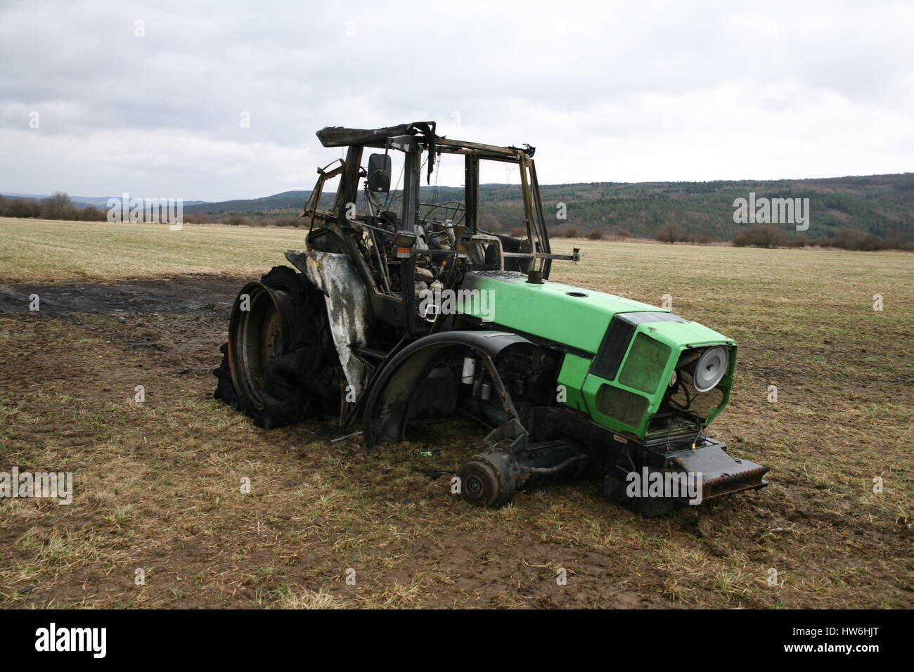 Tractor accident hi-res stock photography and images - Alamy