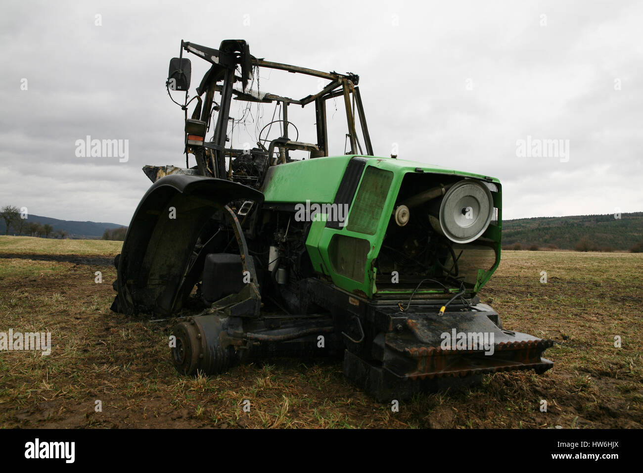 Shattered tractor hi-res stock photography and images - Alamy