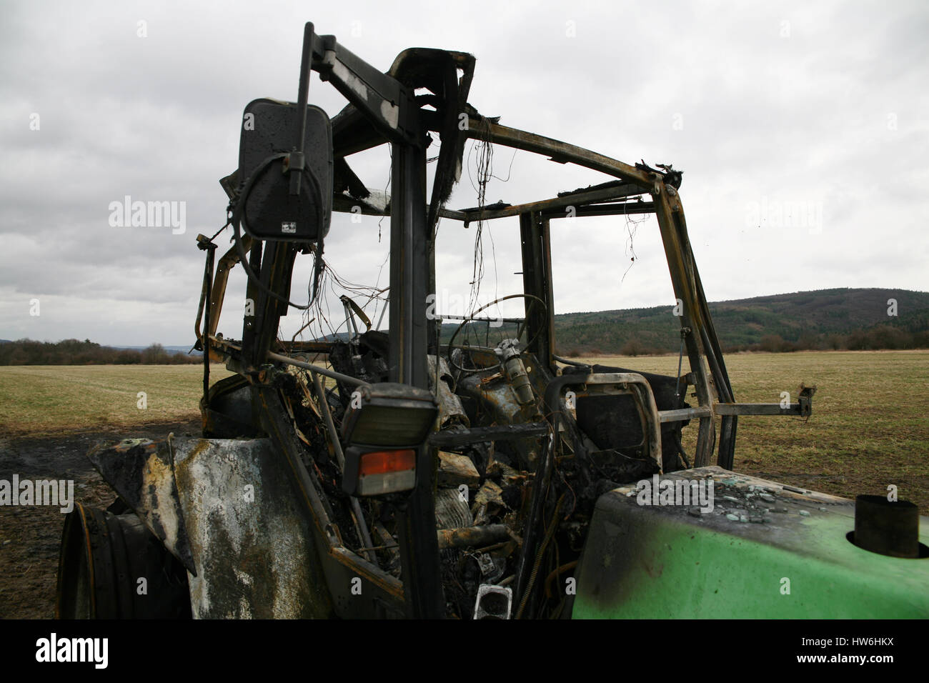 Shattered Tractor High Resolution Stock Photography and Images - Alamy