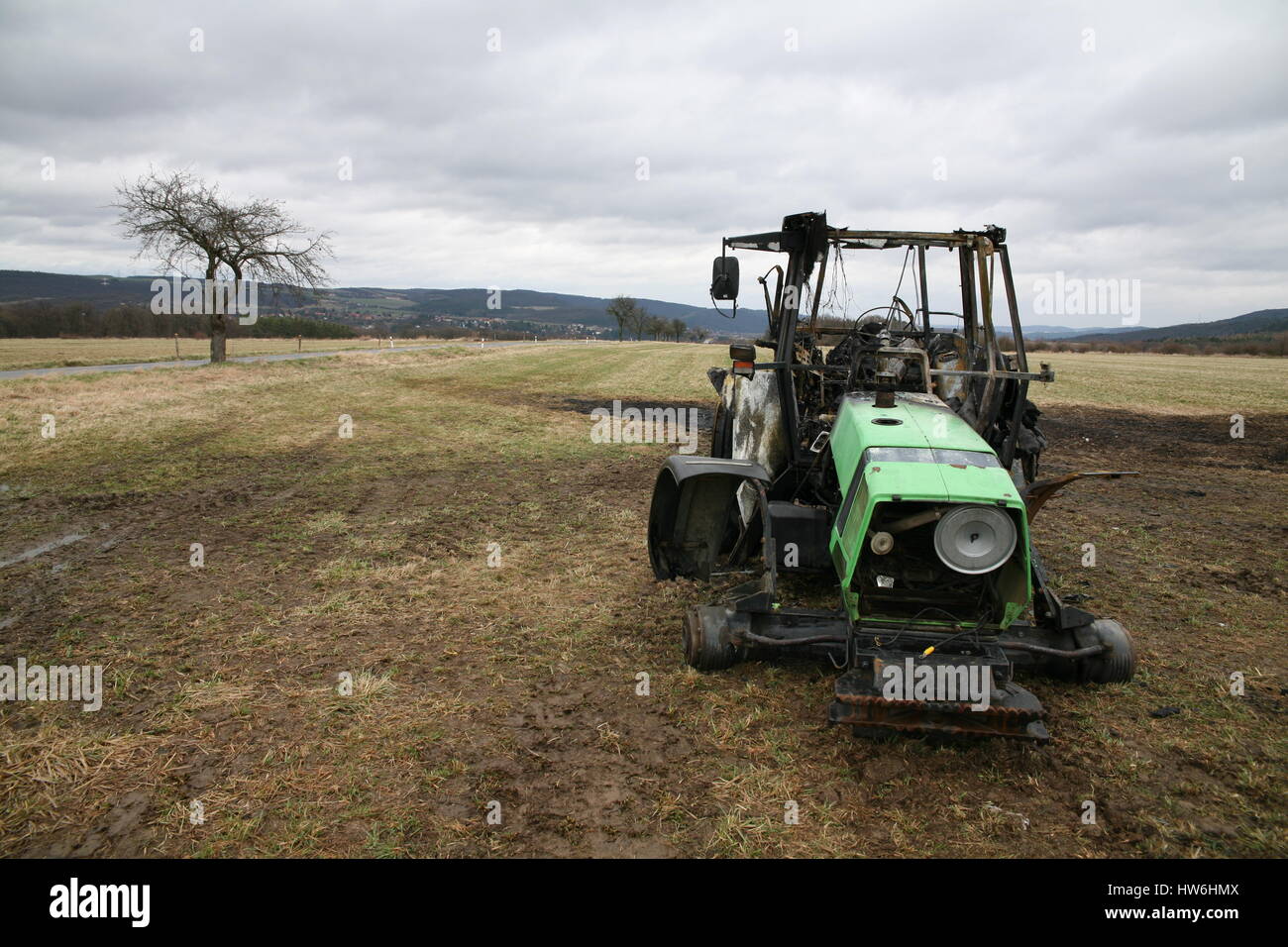 Shattered tractor hi-res stock photography and images - Alamy