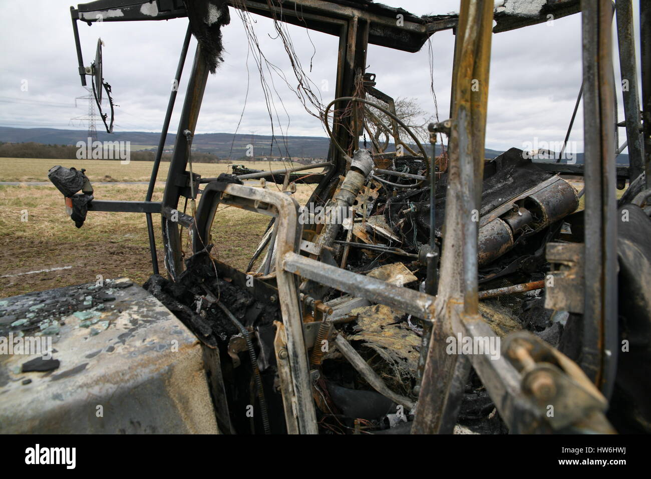 Shattered tractor hi-res stock photography and images - Alamy