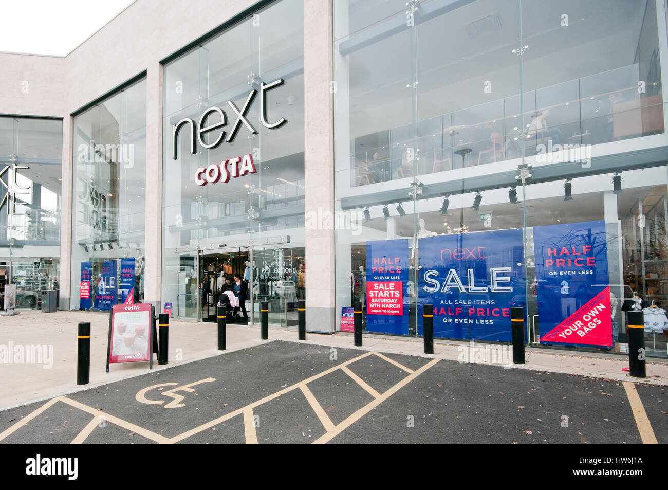 Next storefront hi-res stock photography and images - Alamy