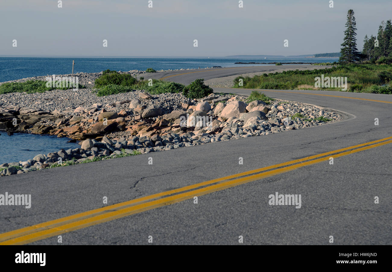 Seawall Acadia National Park Stock Photo - Alamy