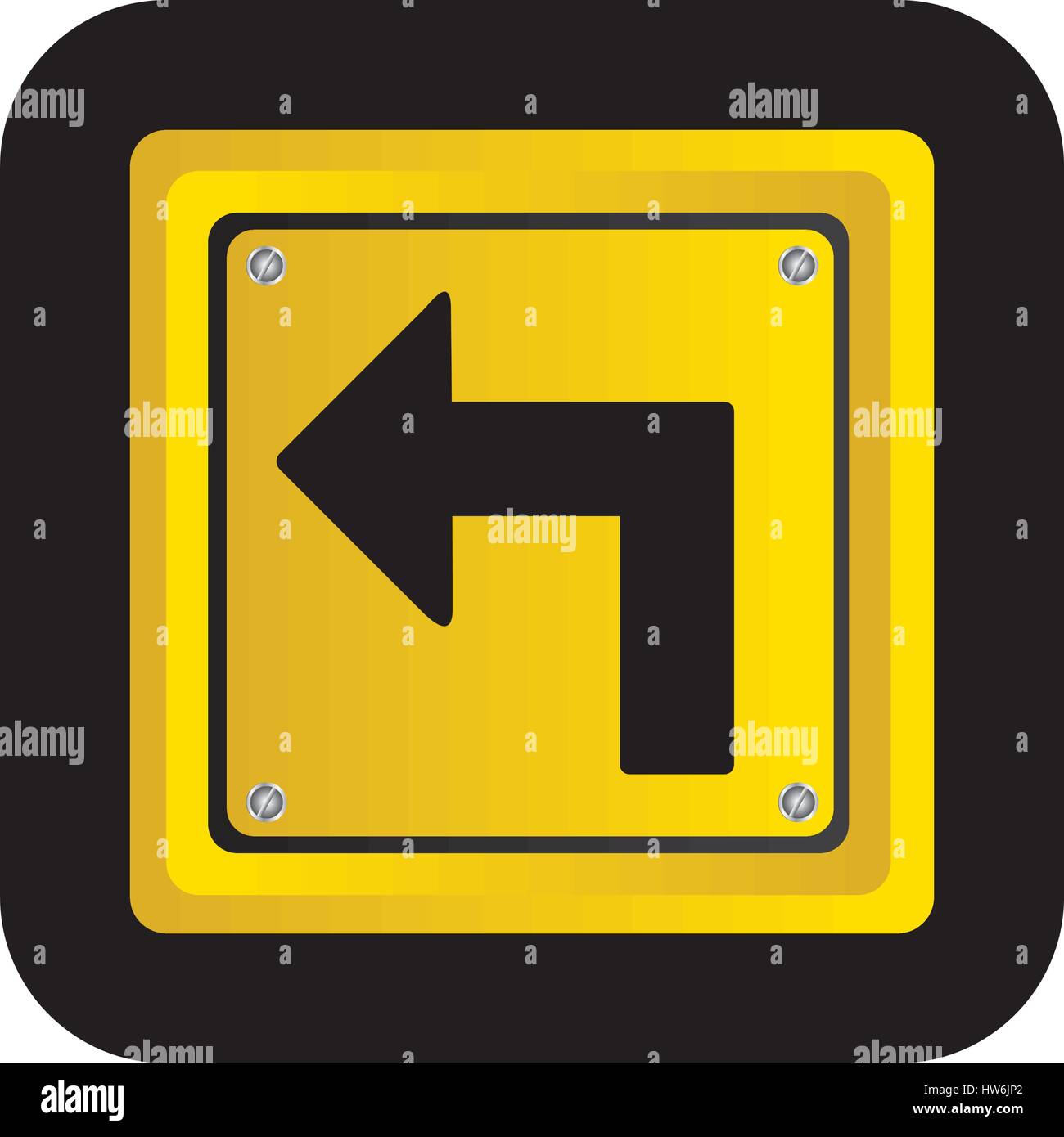 metal notices with arrow sign Stock Vector Image & Art - Alamy