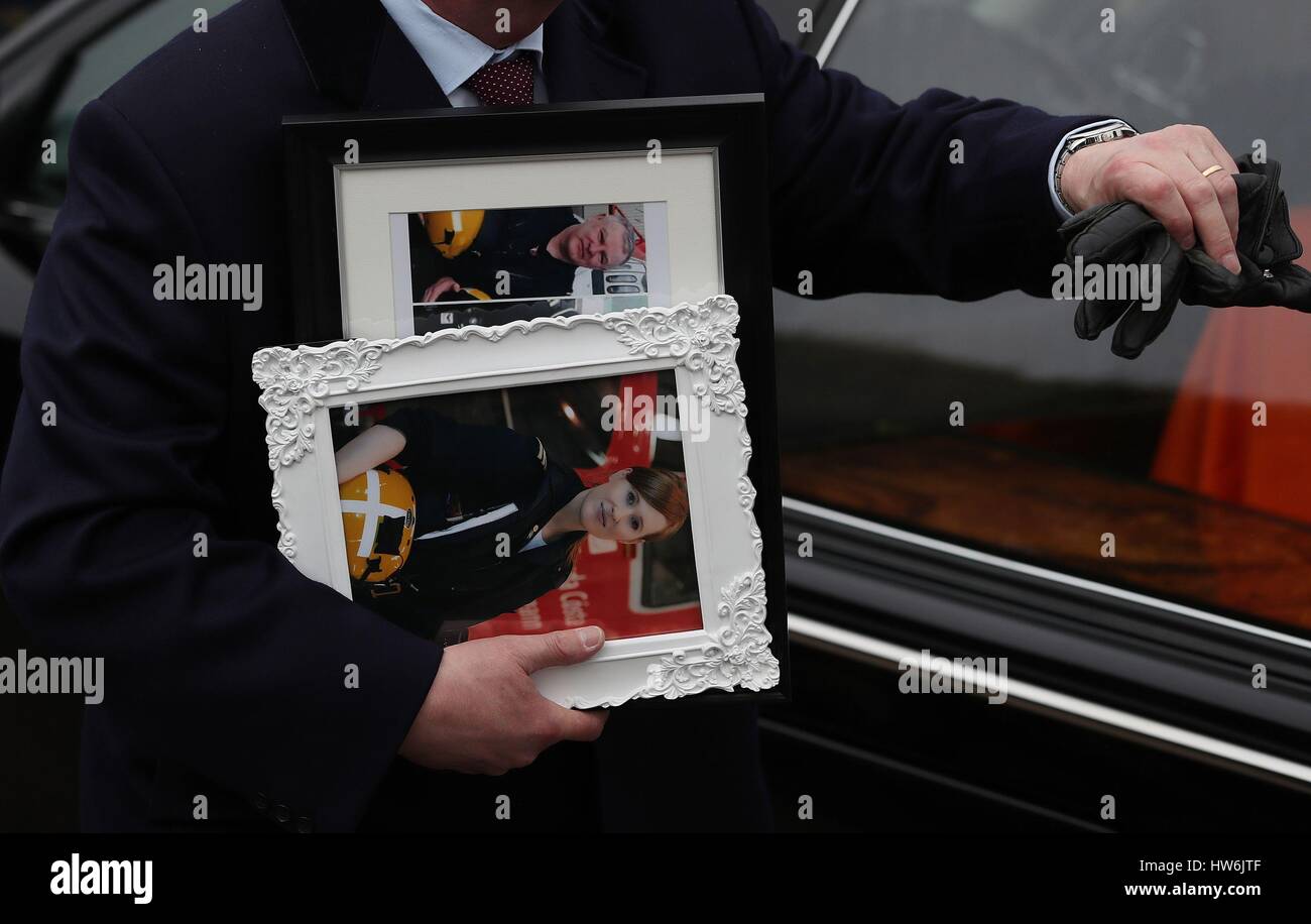 A photograph of Captain Dara Fitzpatrick (bottom), who died in the ...