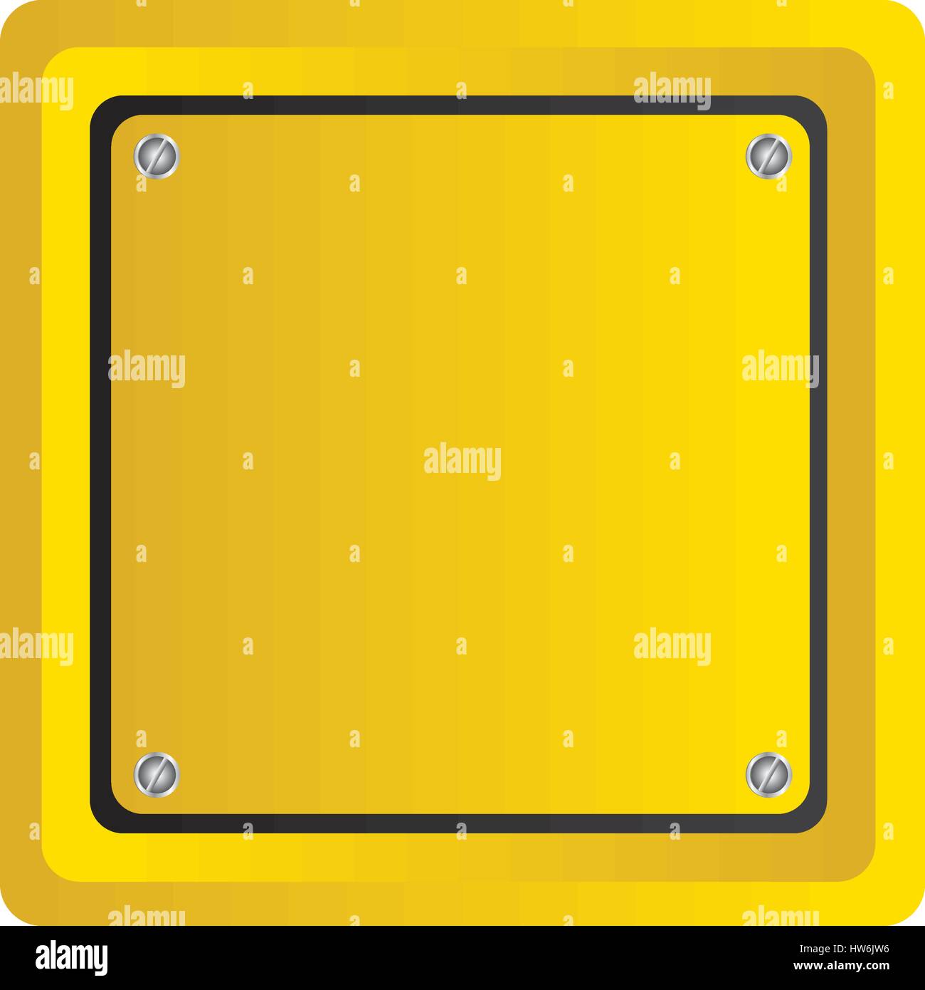 square emblem notice in blank Stock Vector Image & Art - Alamy