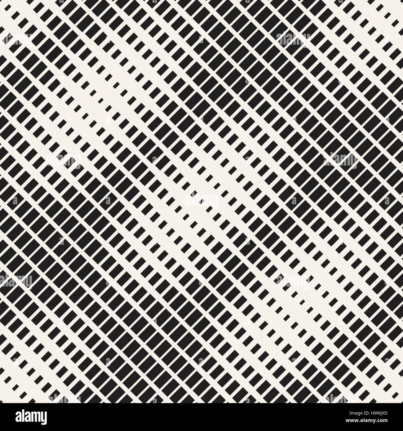 Repeating Rectangle Shape Halftone. Modern Lattice Texture. Vector ...