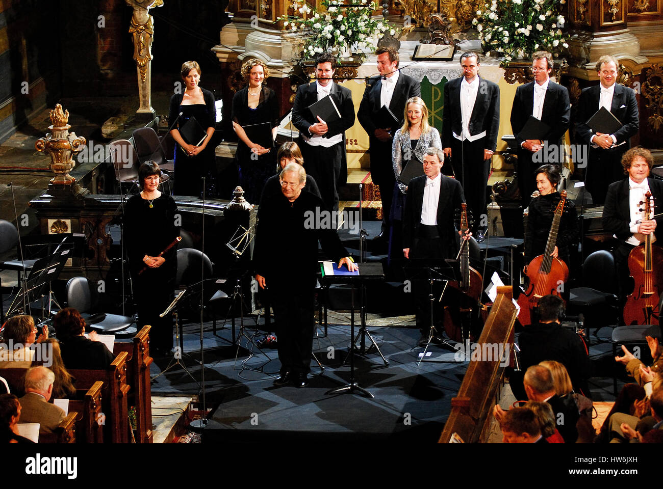 British conductor Sir John Eliot Gardiner, photo Kazimierz Juewicz ...