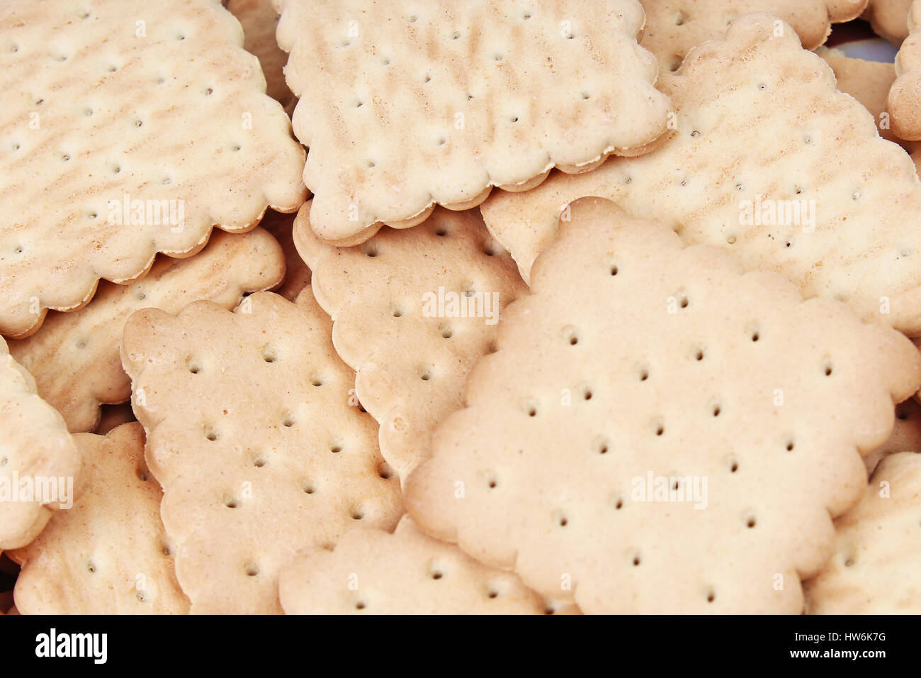 Pile batch stack of biscuits Stock Photo - Alamy