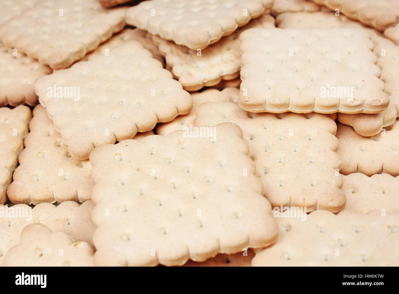 Pile batch stack of biscuits Stock Photo - Alamy