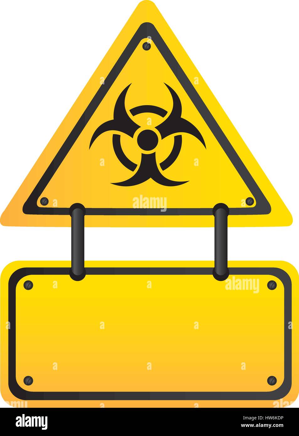 Highway hazard notice Stock Vector Images - Alamy
