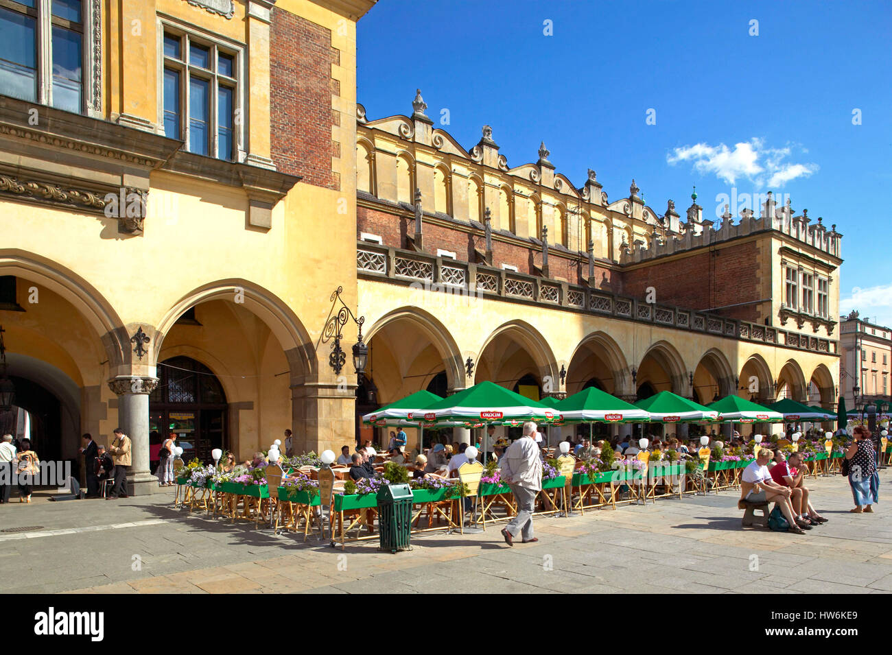 Cloth Hall (Sukiennice) at Main Market Square (Rynek Glowny) in Krakow ...
