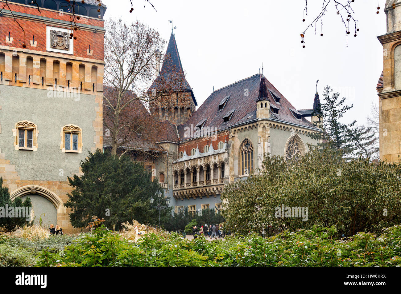 Vajdahunyad Vár Monumental castle. Budapest Hungary, Southeast Europe ...