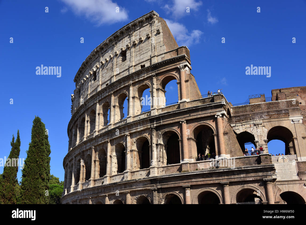 Coliseum, the most famous landmark in Rome Stock Photo - Alamy