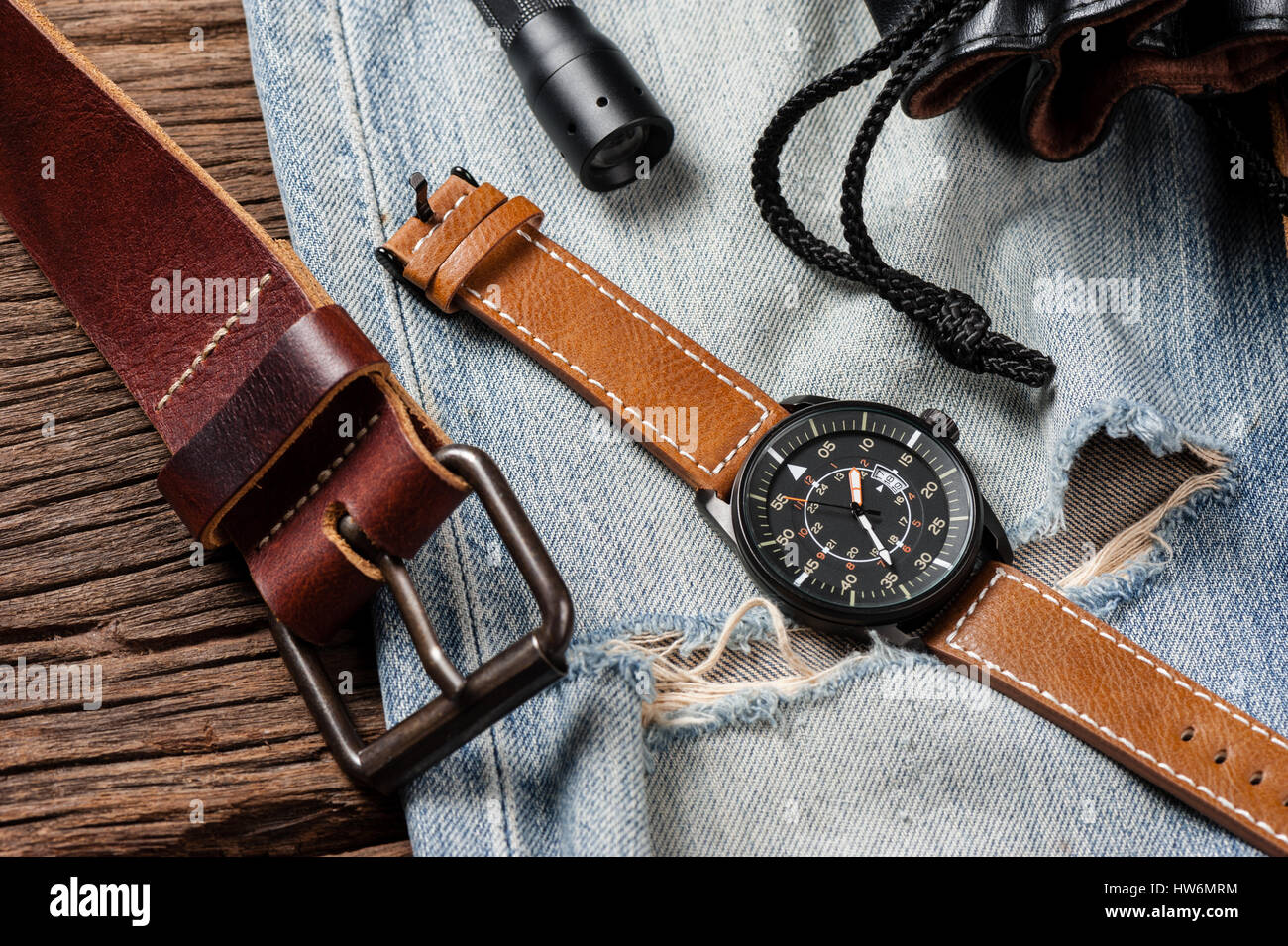 Military style watch hi-res stock photography and images - Alamy