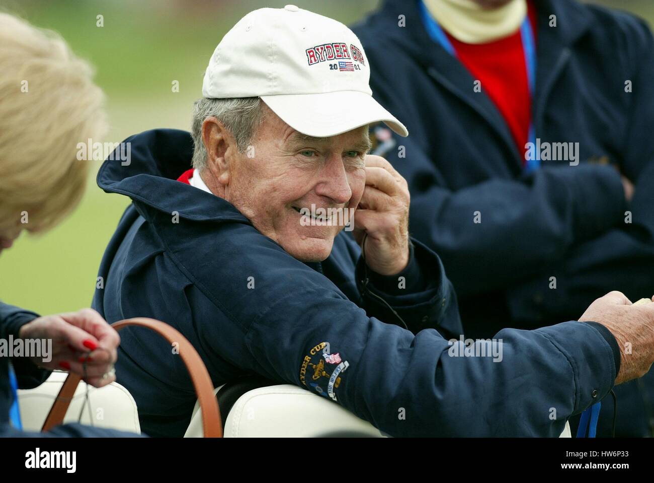 GEORGE BUSH SNR USA RYDER CUP 02 28 September 2002 Stock Photo - Alamy