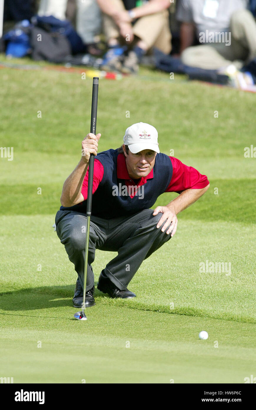 PAUL AZINGER RYDER CUP 02 4TH HOLE THE BELFRY SUTTON COLDFIELD ENGLAND ...