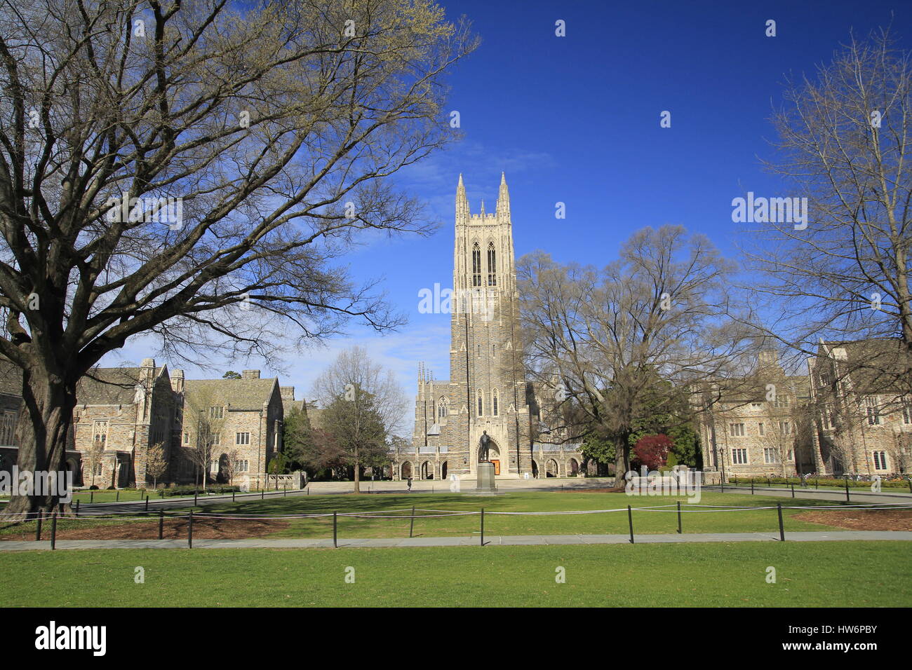 Duke Chapel Duke Campus Duke University Durham North Carolina Stock ...