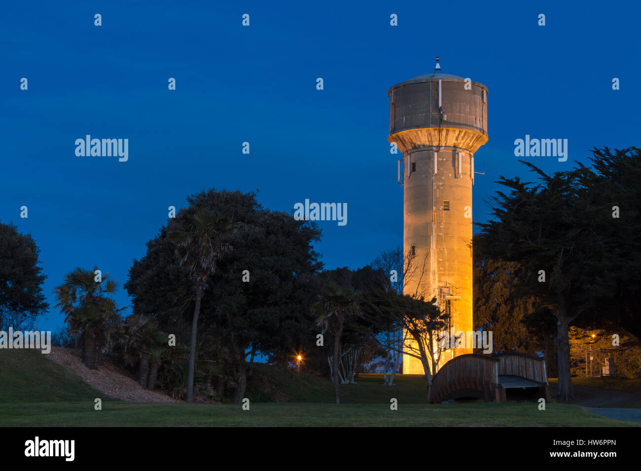 One of Foxton's main Icon landmark is this old water tower. It now get ...