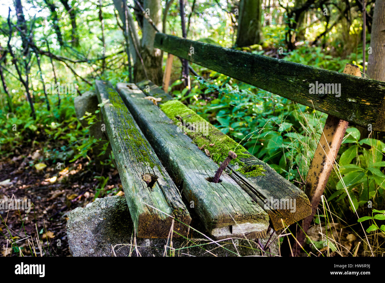 Rotten wooden chair and furniture hi-res stock photography and images ...