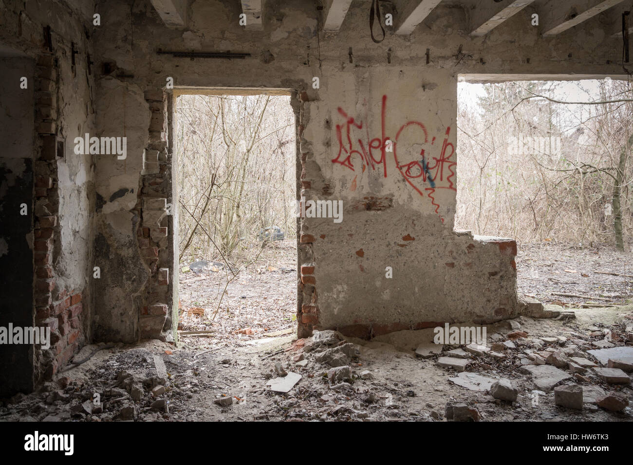 creepy house interior Stock Photo - Alamy