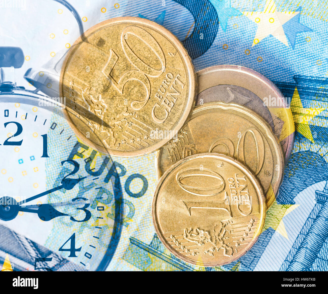 Money coins and bank notes hi-res stock photography and images - Alamy